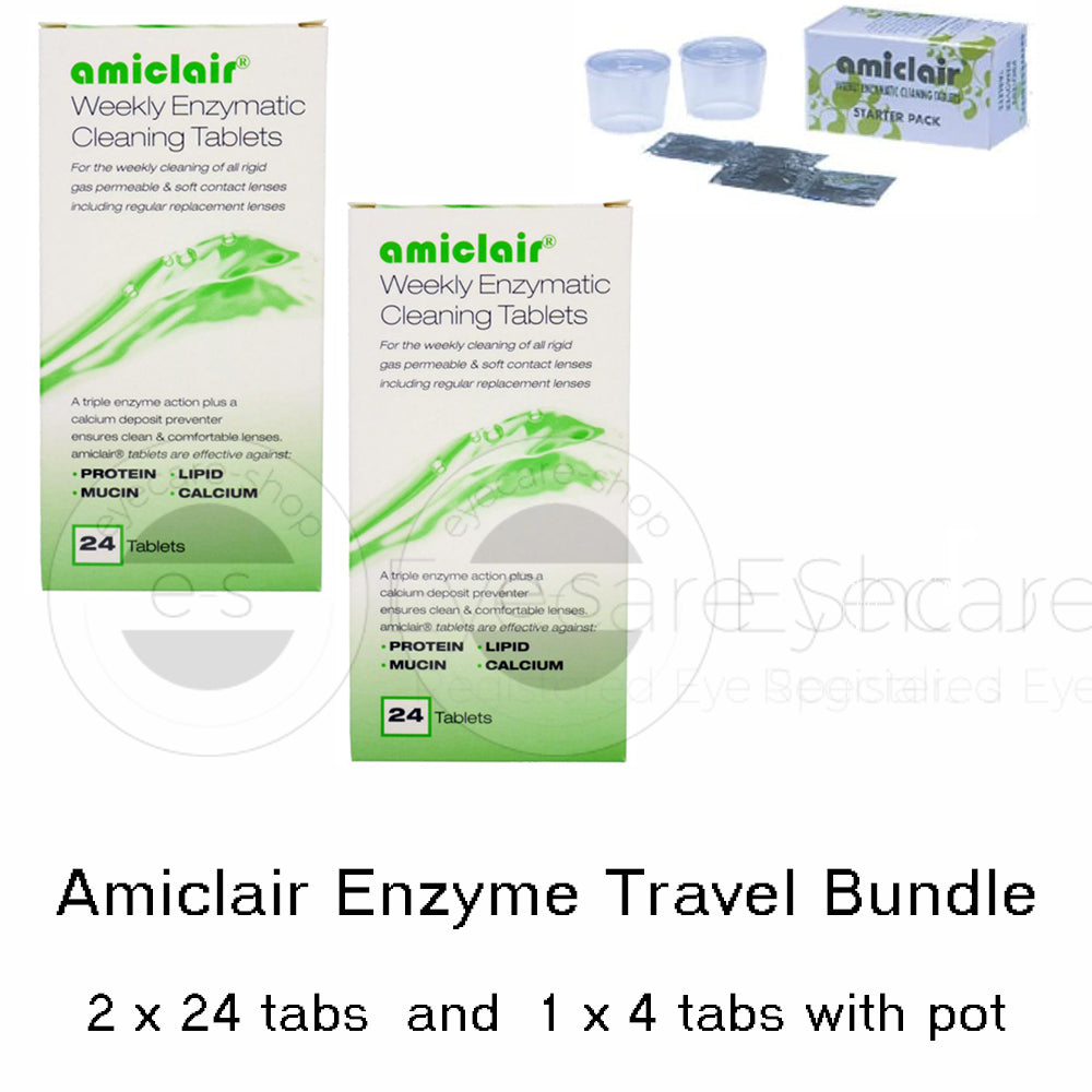 Amiclair Contact Lens Protein Remover Tablets